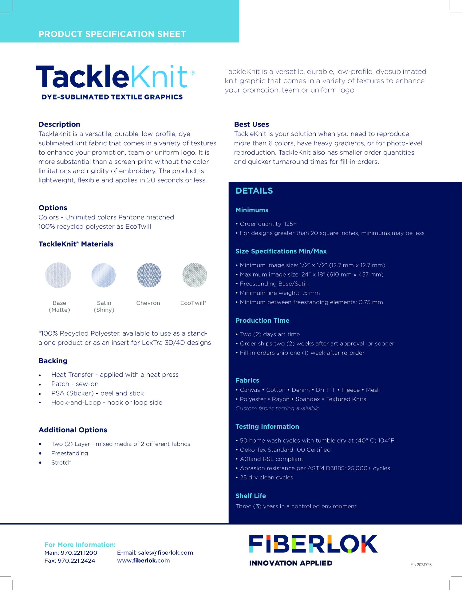 TackleKnit - FiberLok